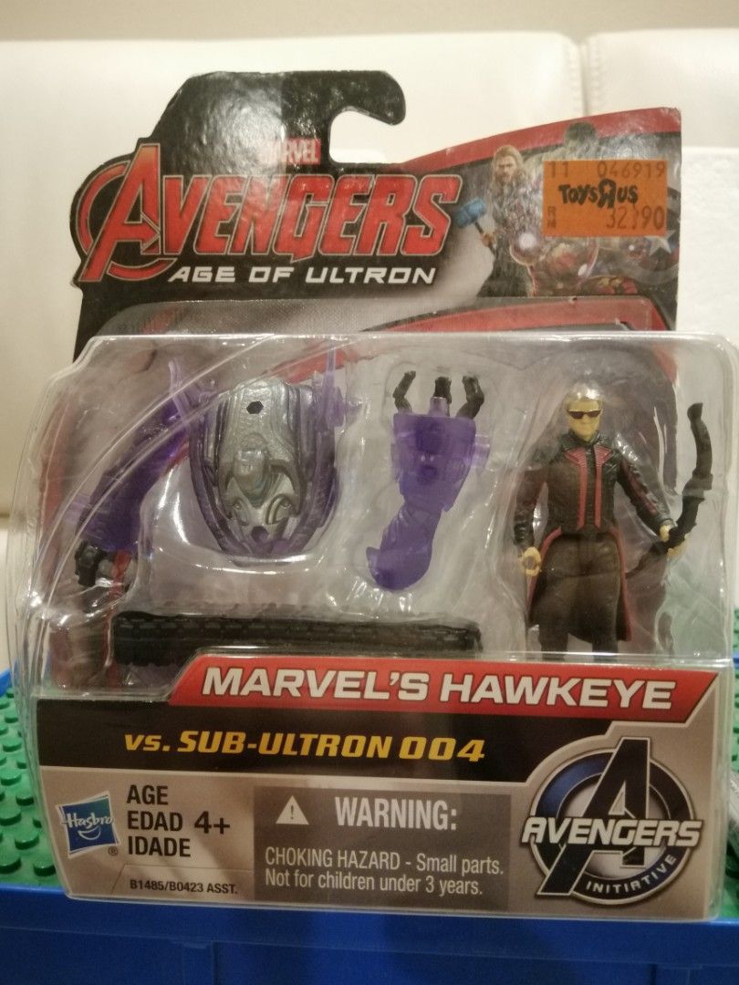 Hasbro Marvel Avengers Age of Ultron Hawkeye with Sub Ultron 004 (MISB ...