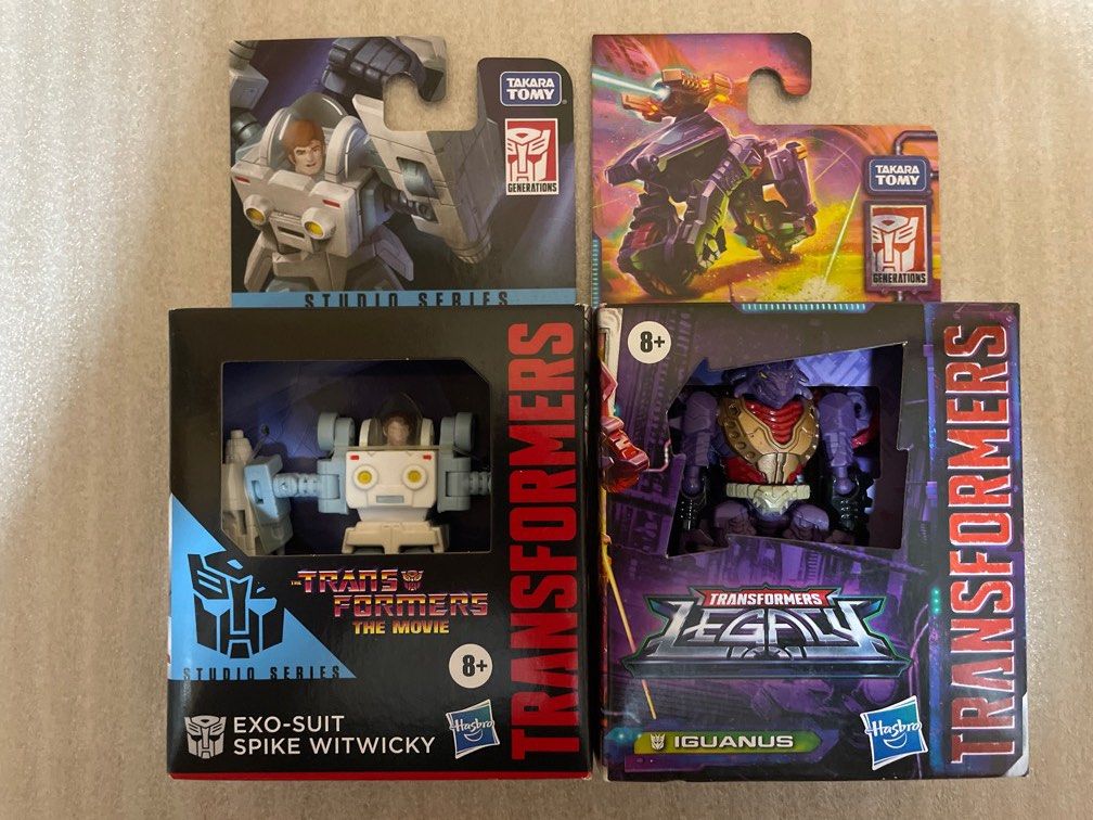 Hasbro Transformers Legacy Core Iguanus ; The movie Exo-suit Spike ...