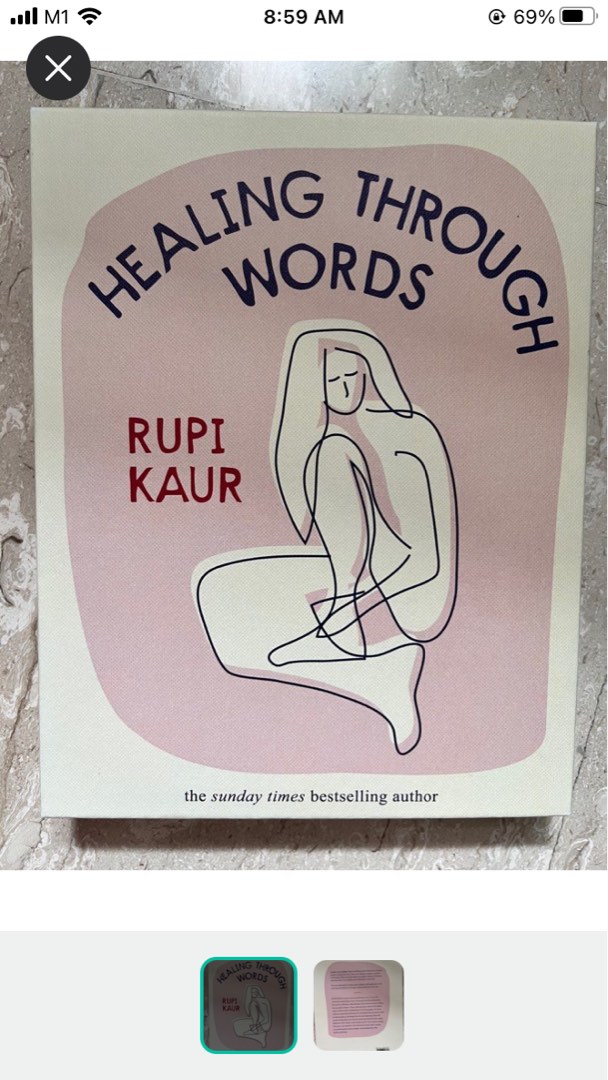 Healing through words Book by Rupi Kaur, Hobbies & Toys, Books ...