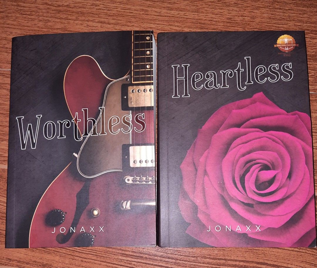 Heartless and Worthless by Jonaxx (black edition) bundle on Carousell