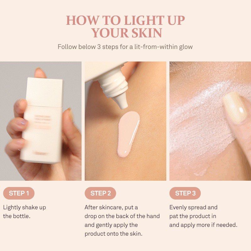 hince Second Skin Tone Up Base Light Peach Mini, Beauty & Personal Care ...