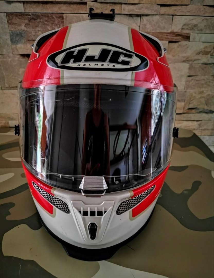 HJC FUll Face Helmet, Motorcycles, Motorcycle Apparel on Carousell