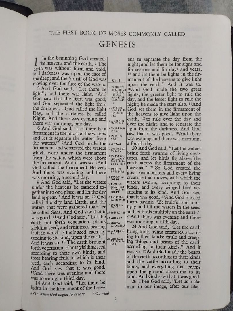 Holy Bible: Revised Standard Version 1952 on Carousell