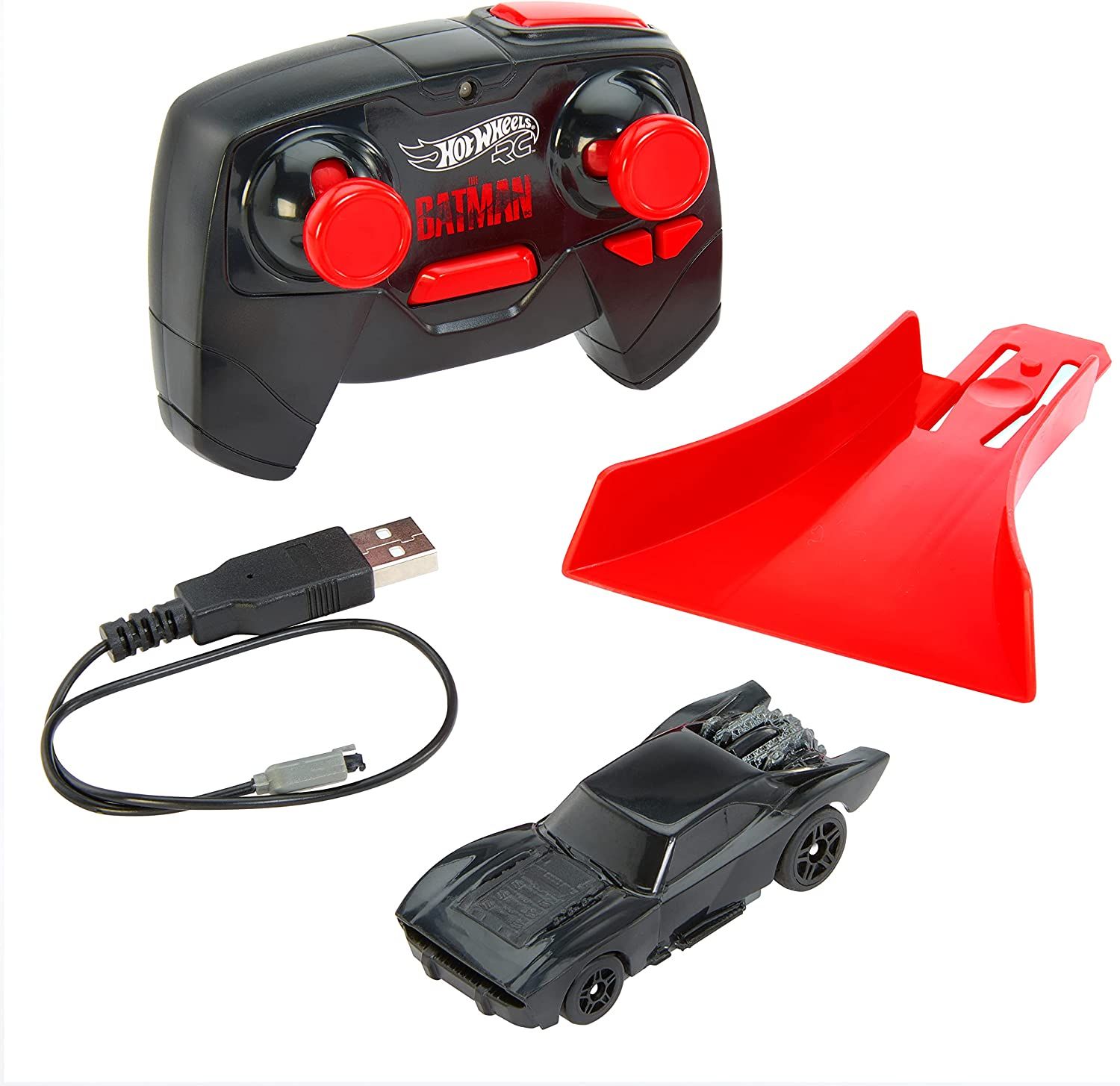 Hot Wheels RC 1:64 Scale the Batman Batmobile, Remote-Controlled ...