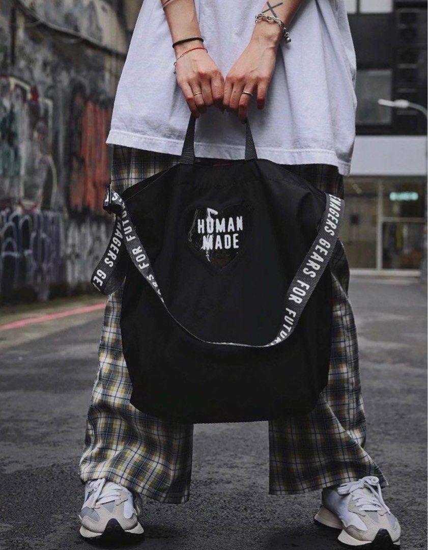 [Instock] Human Made Tote Bag, Men's Fashion, Bags, Sling Bags on Carousell