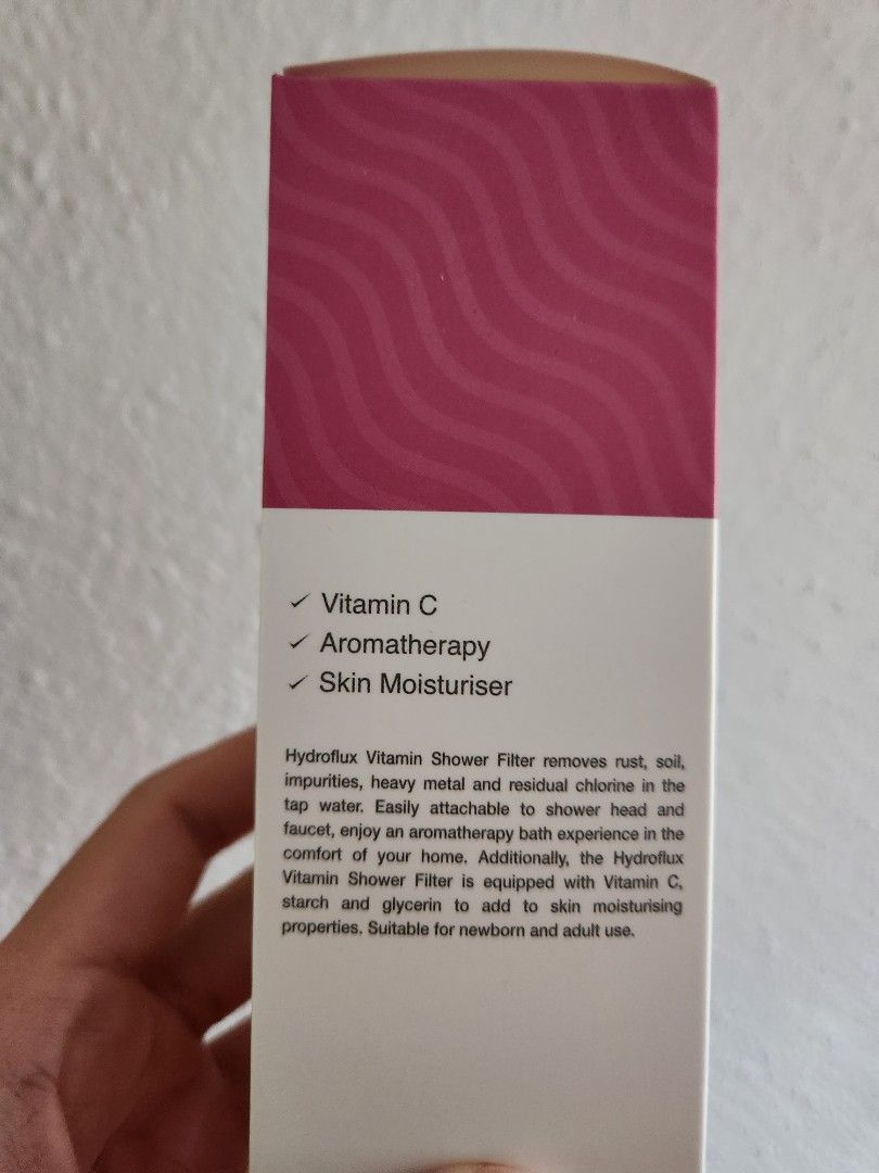 Hydroflux Vitamin Shower Filter, Beauty & Personal Care, Sanitary ...