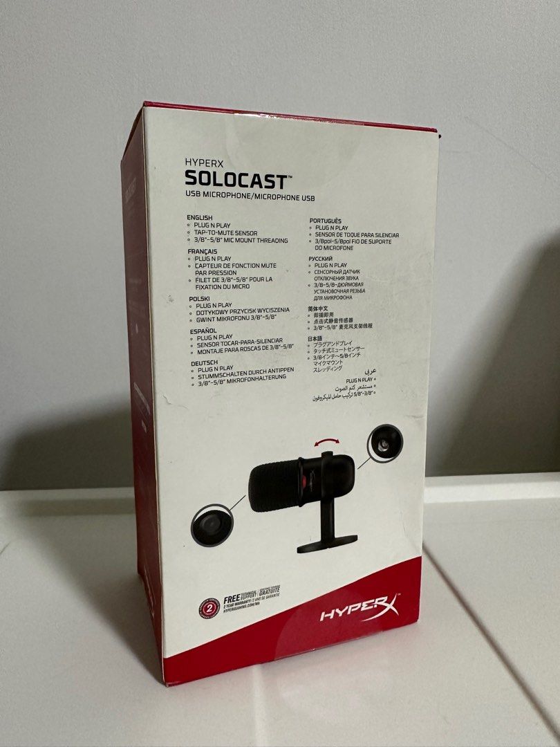 HyperX SoloCast – Gaming Microphone, Audio, Microphones on Carousell