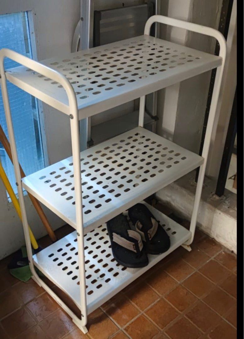 IKEA 3-level Shelves ($100), 傢俬＆家居, 其他, 家居改善及收納用品 - Carousell