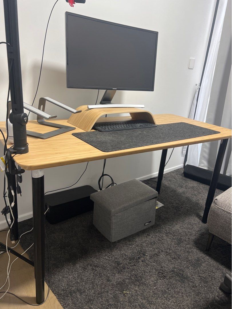 Ikea Anfallare work desk, Furniture & Home Living, Furniture, Tables ...