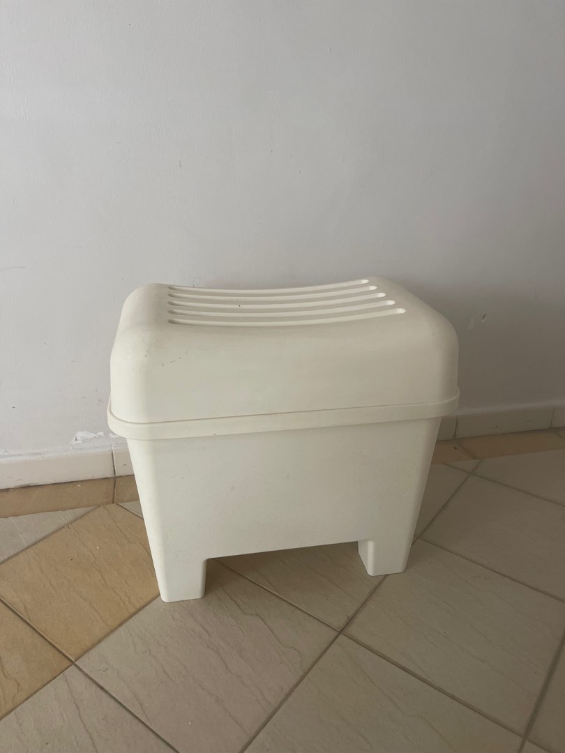 IKEA Storage chair (pre-loved), Furniture & Home Living, Home ...