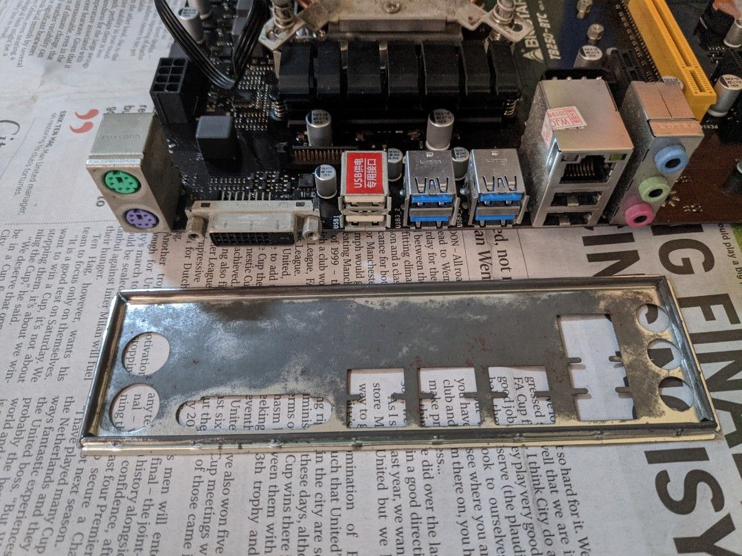Intel 9100F CPU + B250 Mainboard + T400i Cooler for Gaming PC ...