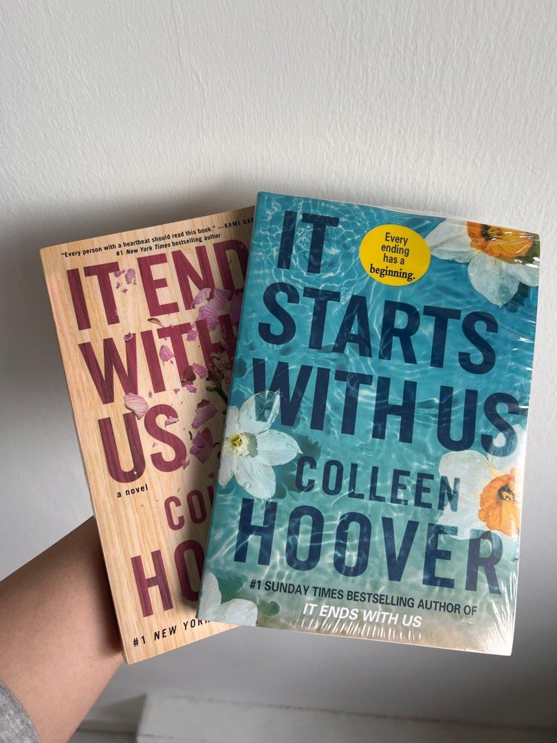 it ends with us & it starts with us - colleen hoover, Hobbies & Toys, Books & Magazines, Fiction ...