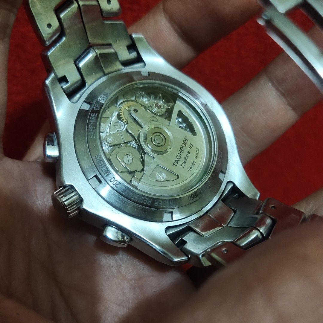 Jam pria tag heuer link calibre 16 matic original, Fesyen Pria, Jam ...