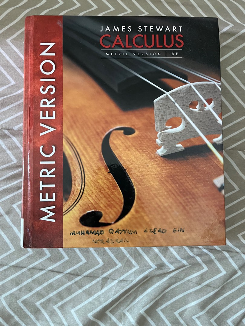 Buku Calculus James Stewart Calculus 8th Edition (Metric Version ...