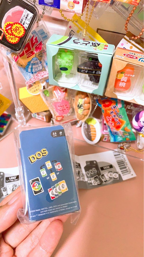 Japan Gashapon Gacha miniature UNO DOS mini play cards Takara Tomy ...