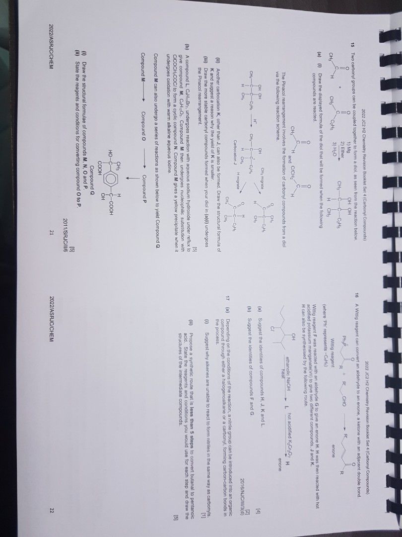 JC2 CHEMISTRY REVISION BOOKLET, Hobbies & Toys, Books & Magazines ...