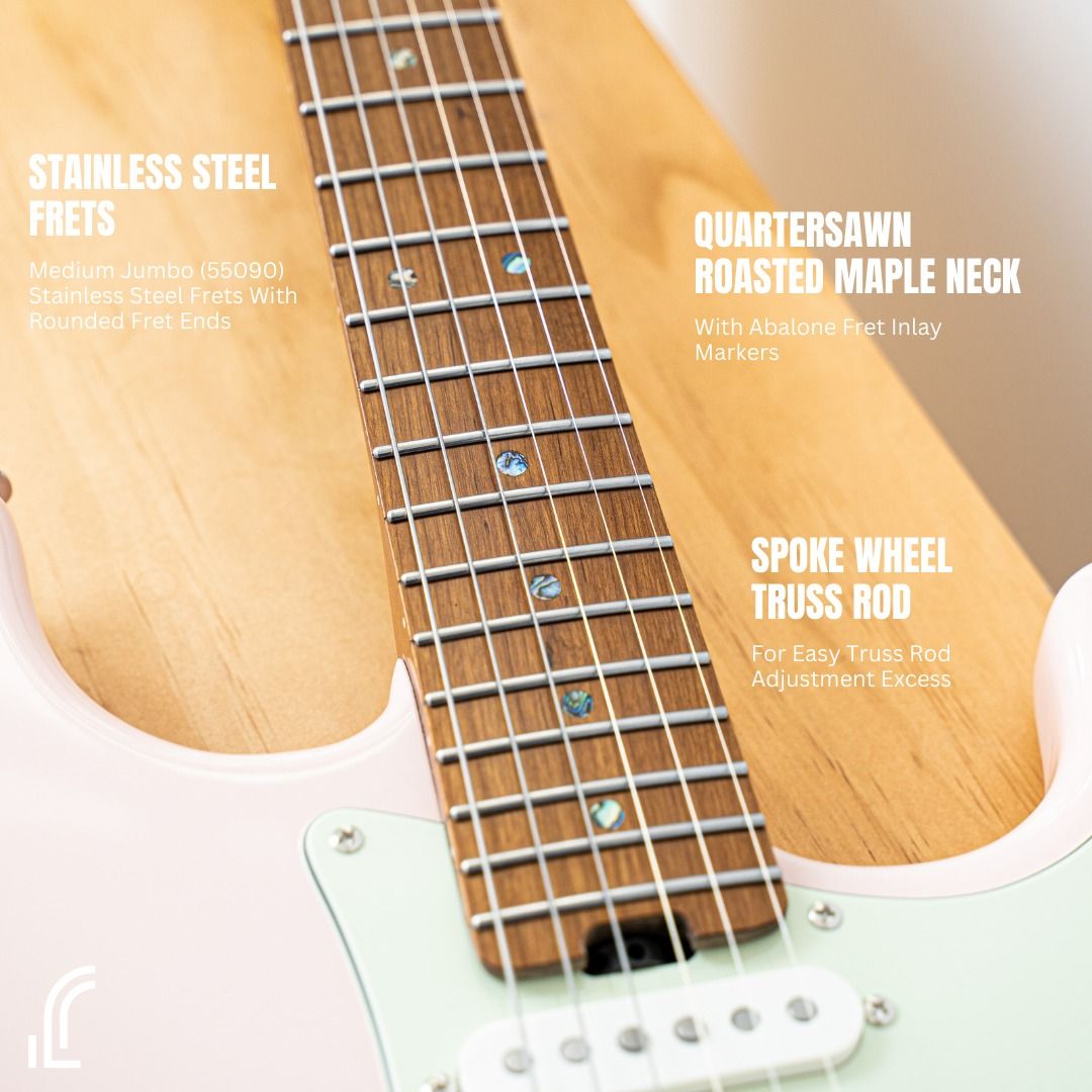 Jethro Guitar Works | Stratocaster Electric Guitar With Roasted Maple ...