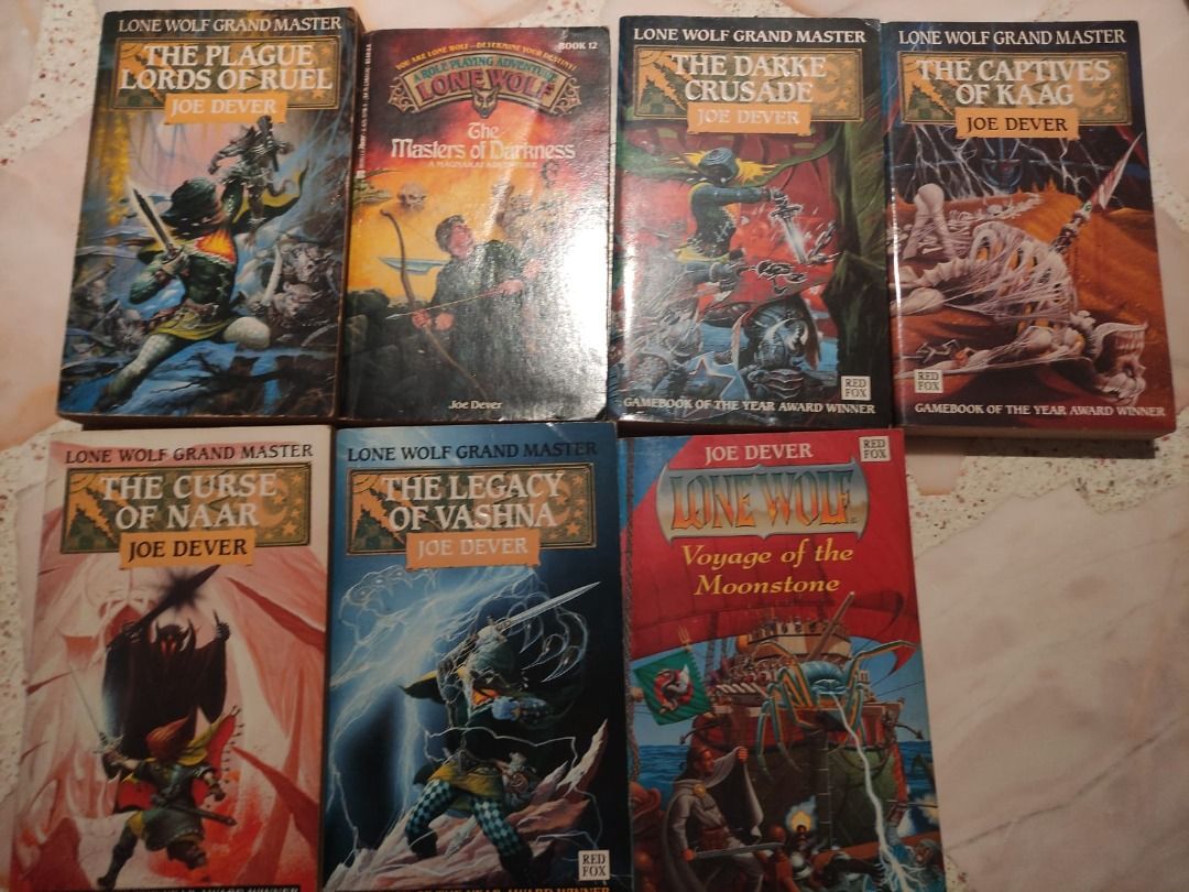 Joe Dever Lone Wolf Series Game Book, Hobbies & Toys, Books & Magazines ...