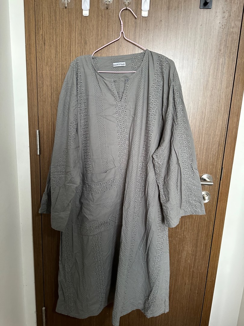 Kaifiyyah Kurung Annie in Lace, Women's Fashion, Muslimah Fashion ...