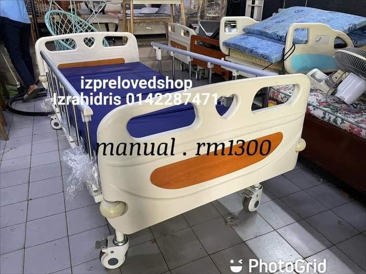 Katil hospital manual heavy duty, Health & Nutrition, Medical Supplies ...