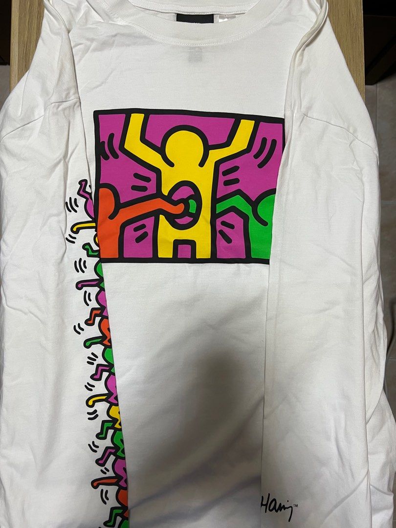 Keith Haring x H&M, Men's Fashion, Tops & Sets, Tshirts & Polo Shirts ...