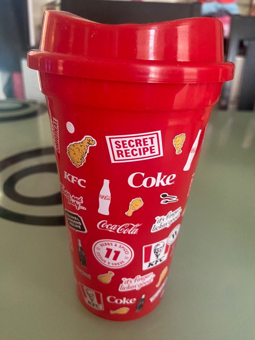 KFC Limited Edition Car Tray and 2pcs KFC Tumbler on Carousell