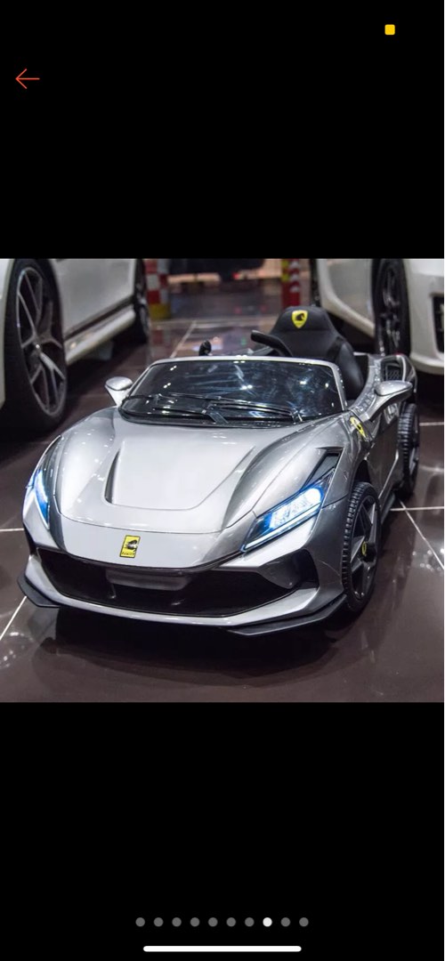 Kid Life-Sized Electric Toy Ferrari, Babies & Kids, Infant Playtime on ...