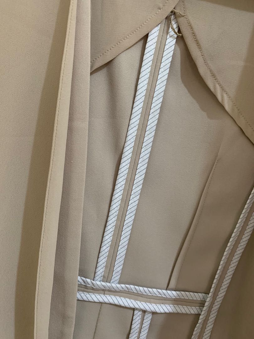 Kitterick Beige Nude Tan Waistcoat Vest like Zara on Carousell