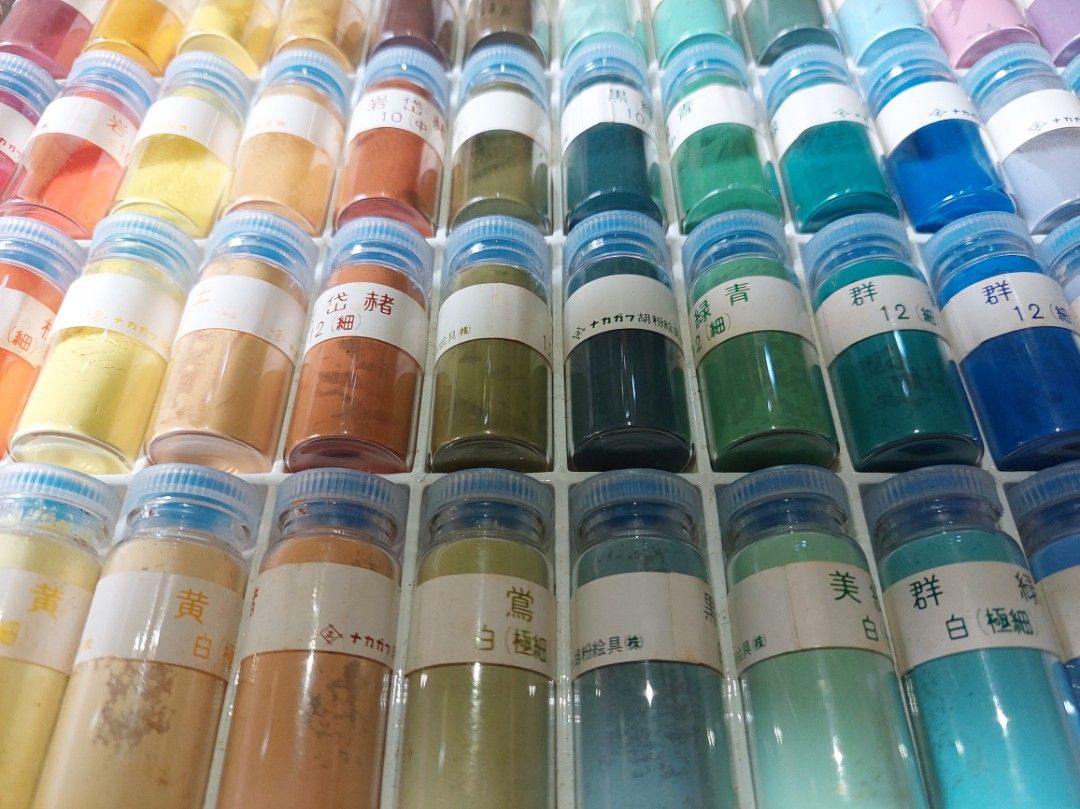 48 Color Pigments Set Heian - NAKAGAWA GOFUN ENOGU, Hobbies & Toys ...