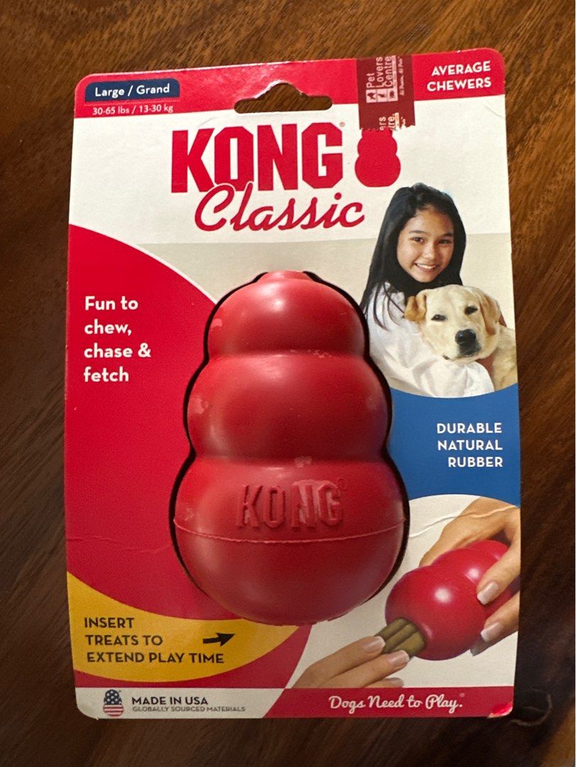 Kong Classic (Large Size), Pet Supplies, Homes & Other Pet Accessories ...