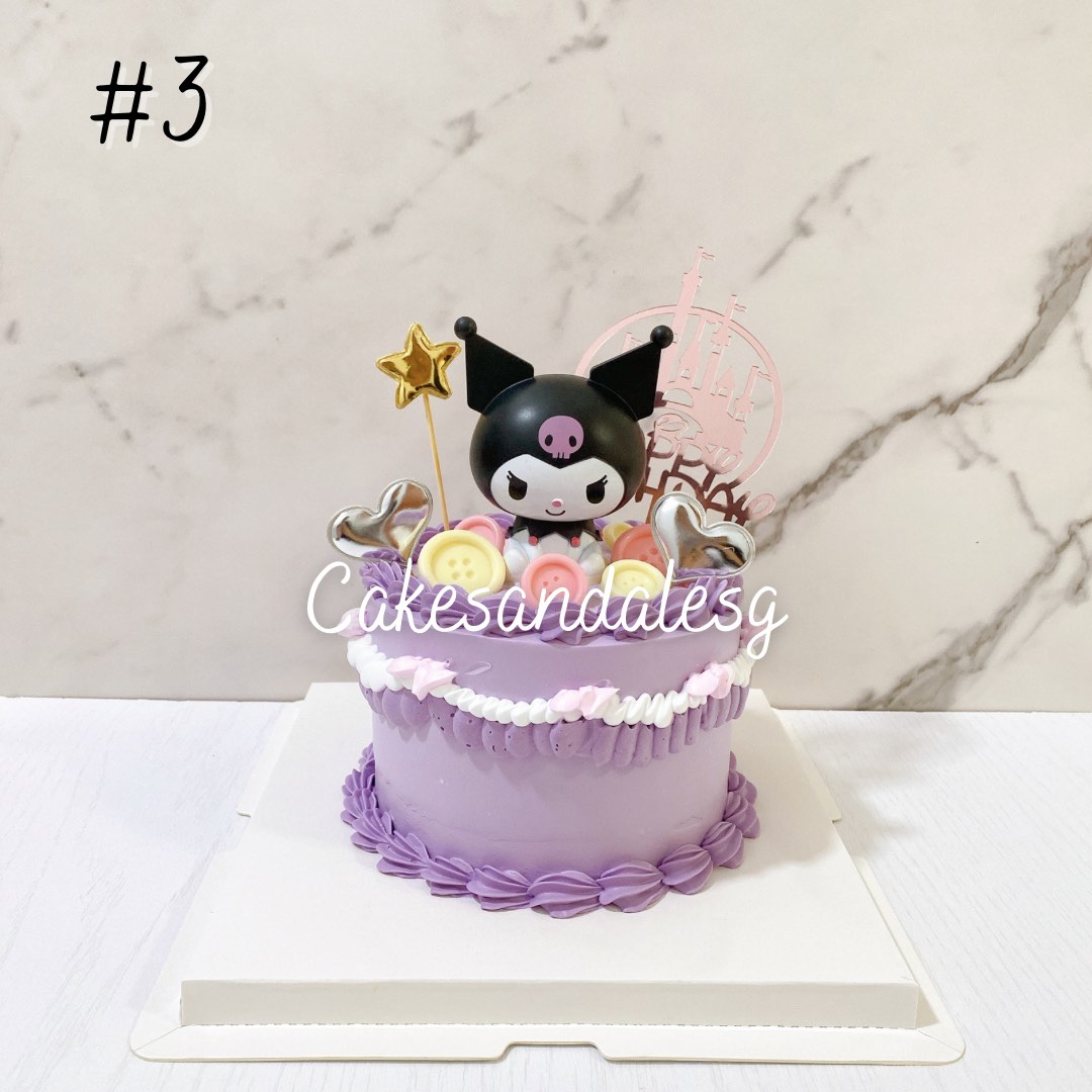 Kuromi Cake [ Design #3], Food & Drinks, Homemade Bakes on Carousell