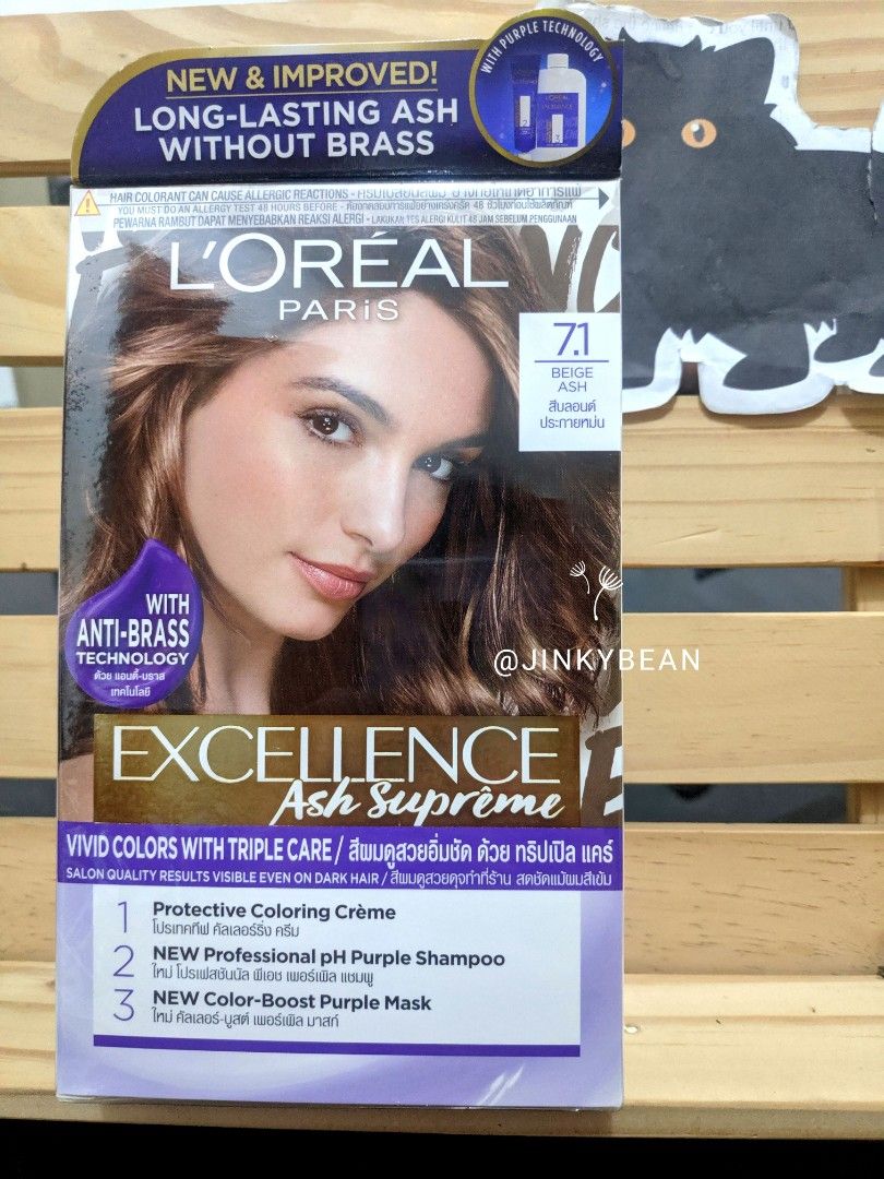 L'0real Paris Excellence Fashion - 7.1 Beige Ash [Sealed Box], Beauty ...