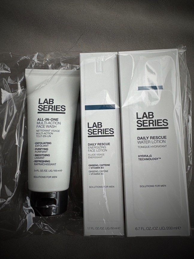 Lab Series Multi-action Face Wash + Energizing Face Lotion ...