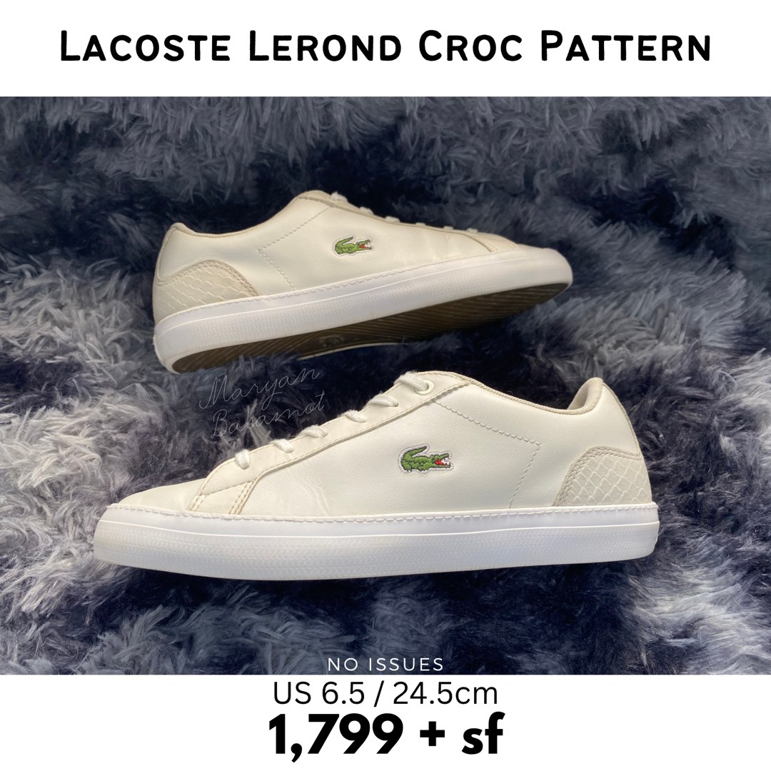 ️Lacoste Lerond Croc Pattern ️ on Carousell