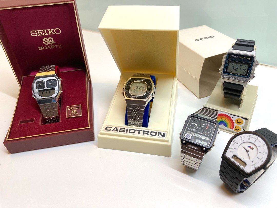 Seiko H239 Casiotron Citizen 8981 Swiss Msport Casio DW2000, Men's ...