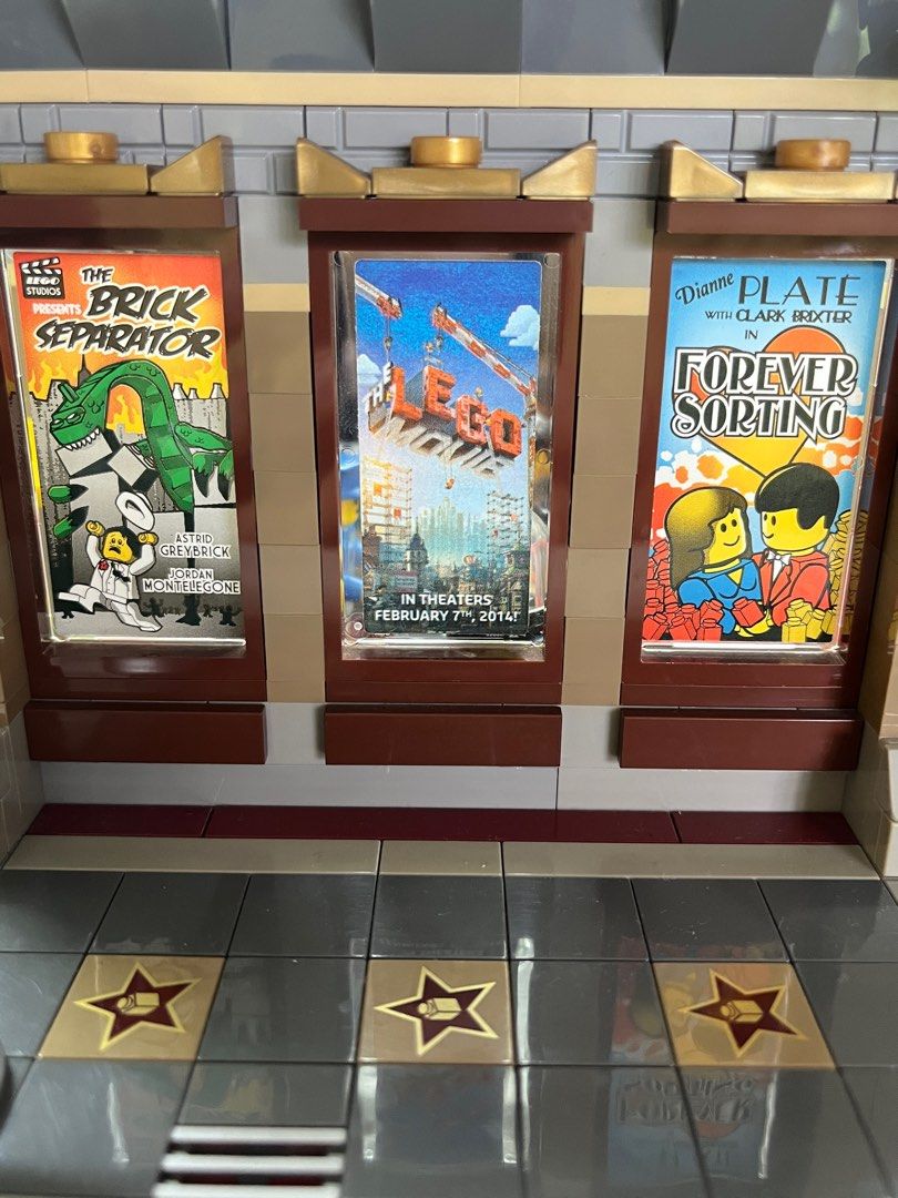 Lego 10232 palace cinema with limited edition lego movie sticker ...