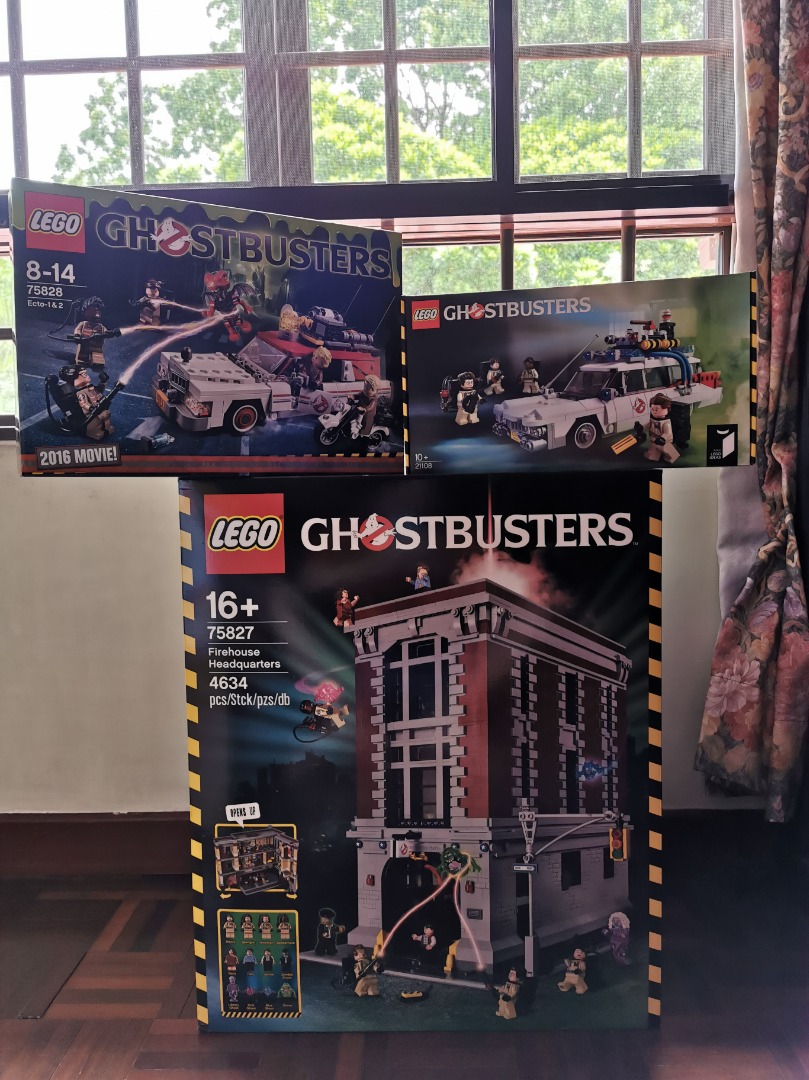 Lego Ghostbusters Firehouse Headquarters, Lego Stay Puff Fun Pack, Lego ...