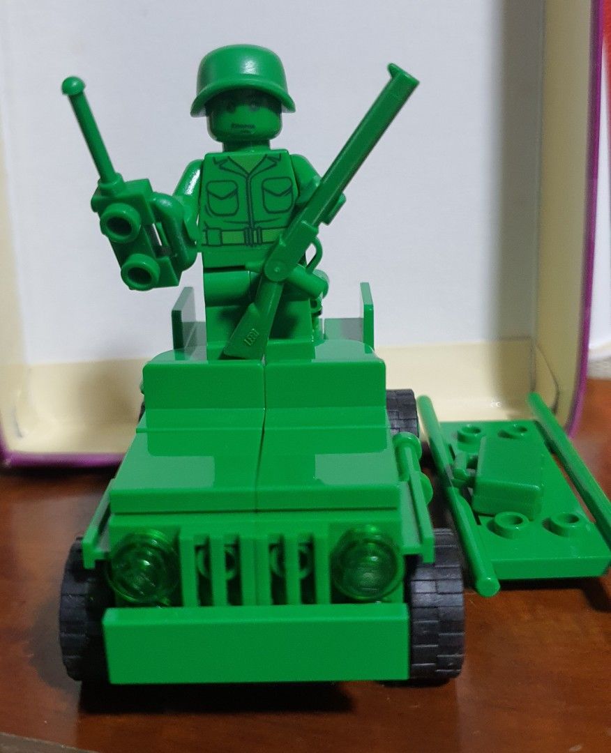 Lego ToyStory Green army with jeep, Hobbies & Toys, Toys & Games on ...