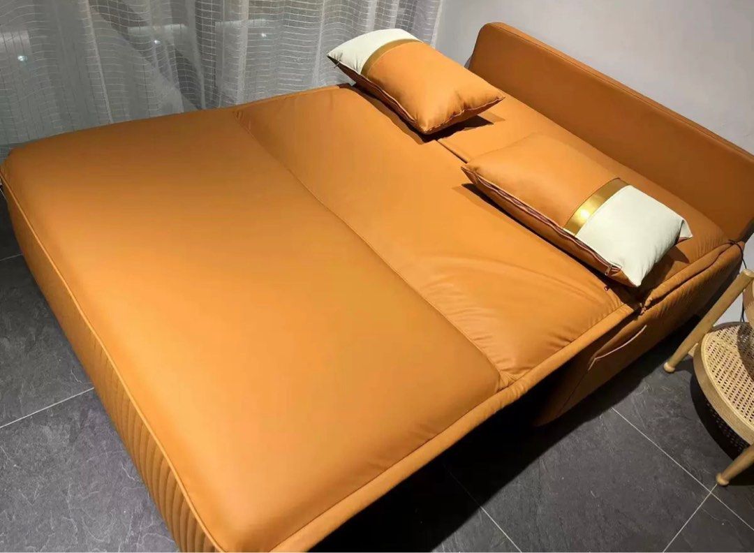 Length 90cm Ellis Designer Electric/ Motorised Extendable Sofa Bed With ...