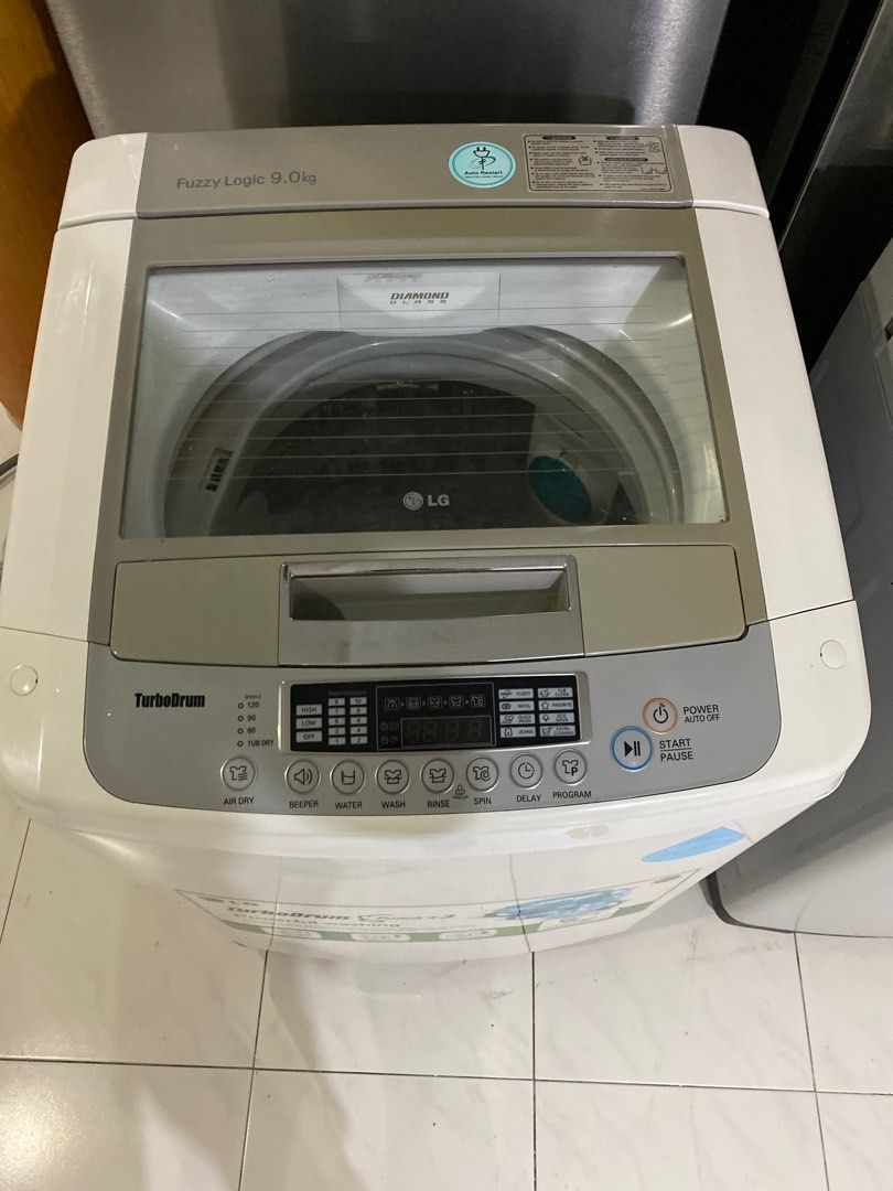 LG9kg washing machine , TV & Home Appliances, Washing Machines and Dryers on Carousell