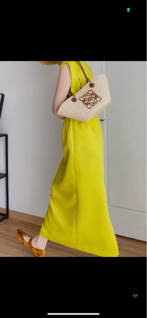 Lime Green Summer Sunday Dress, Women's Fashion, Dresses & Sets ...