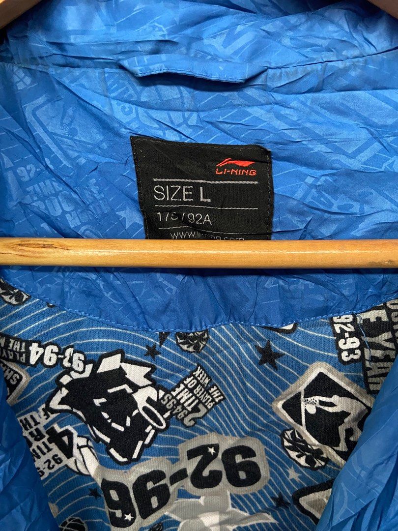 Li-ning x shaq oneal windbreaker on Carousell