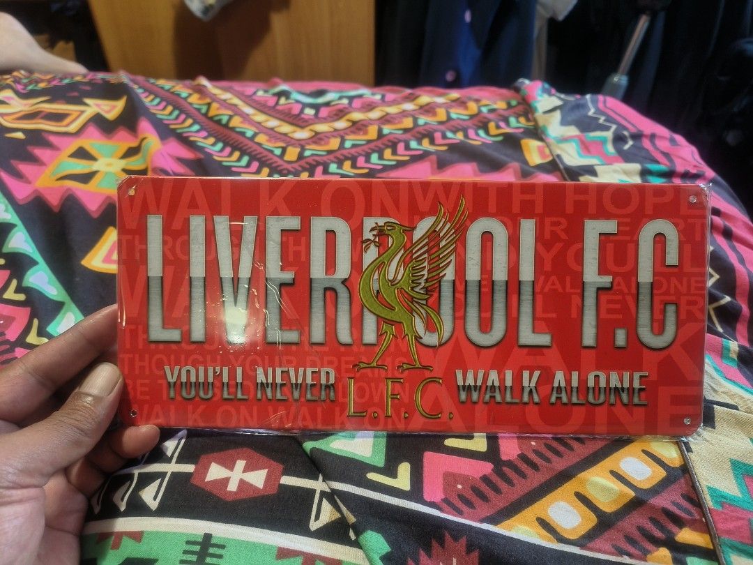 Liverpool metal plate, Furniture & Home Living, Home Decor, Wall Decor ...