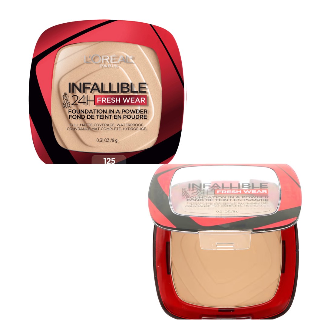 L'Oreal Paris Makeup Infallible 24h Fresh Wear Powder Foundation ...