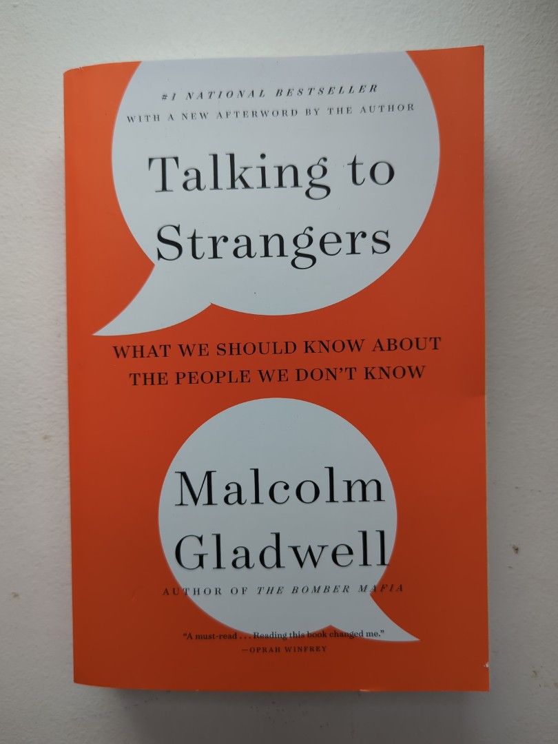 Malcolm Gladwell - Talking to Strangers (brand new), Hobbies & Toys ...