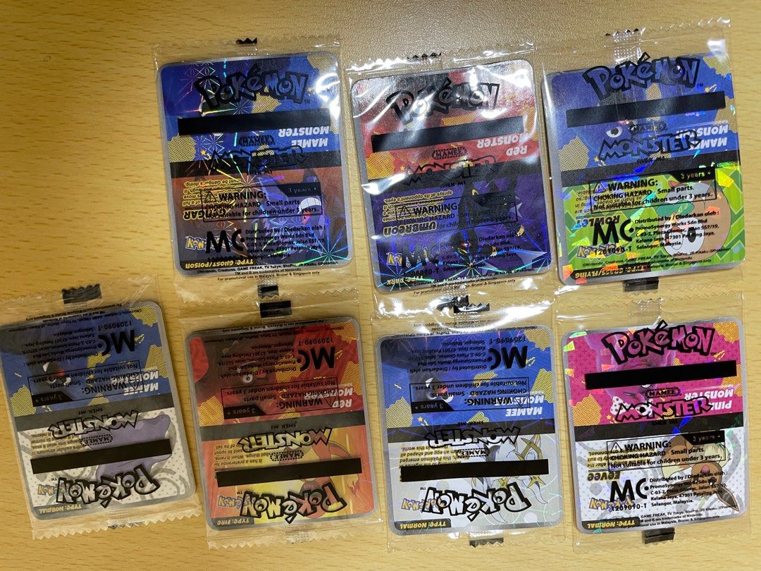 Mamee Monster Pokemon Sticker, Hobbies & Toys, Collectibles ...