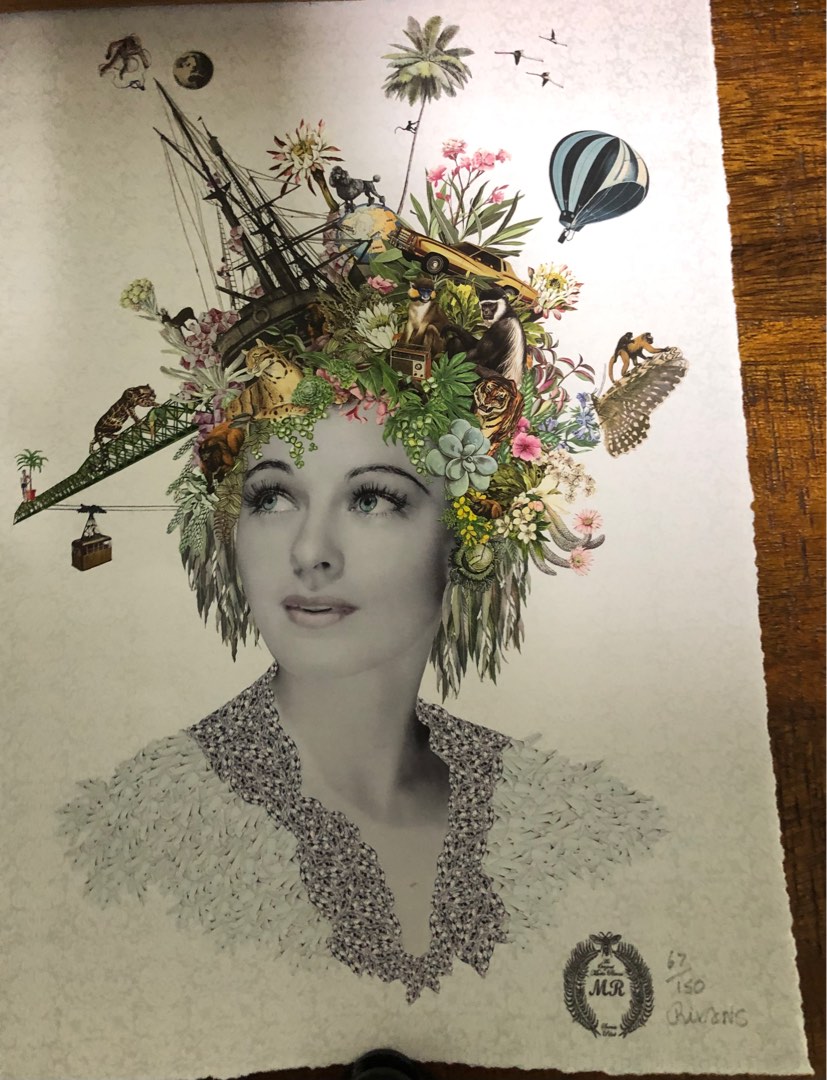 Maria Rivans limited edition print, Hobbies & Toys, Stationery & Craft ...