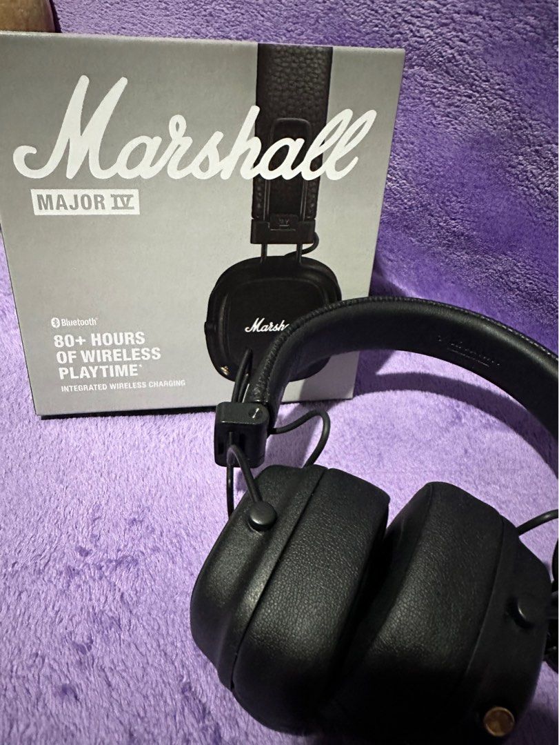 Marshall Major IV headphone, Audio, Headphones & Headsets on Carousell