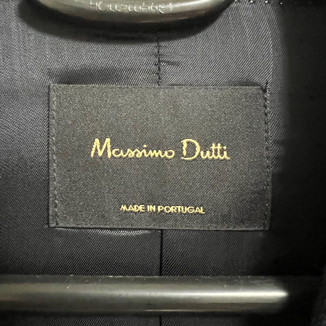 Massimo Dutti Formal Navy Blazer, Women's Fashion, Coats, Jackets and ...