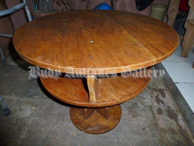 Meja Teras Art Deco Bahan Kayu Jati # 3, Perabotan Rumah di Carousell